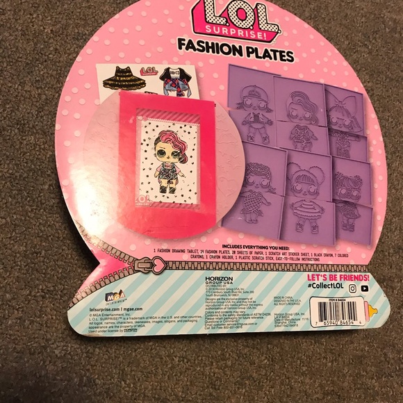 Mga | Other | Lol Surprise Fashion Plates Design Activity Kit | Poshmark